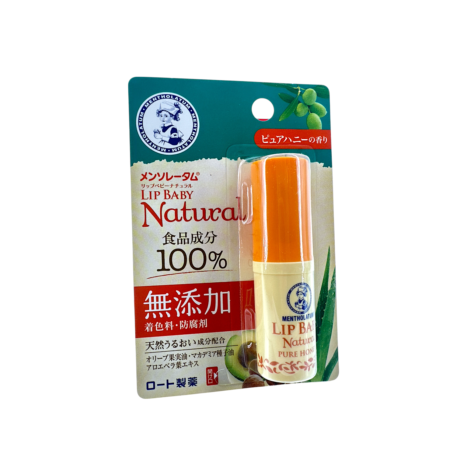 Mentholatum Lip Baby Pure Honey Lip Balm 4g | Zakura Global – ZAKURA GLOBAL